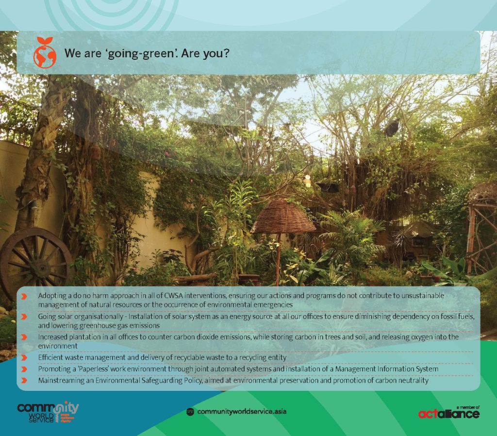 International Day for Disaster Risk Reduction | Community World Service ...